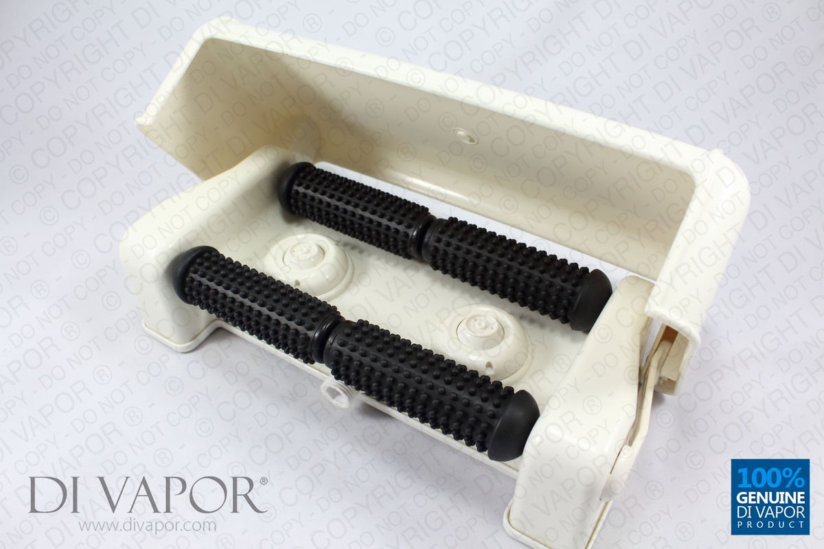 Steam Shower Water Jet Foot Massager with Rollers