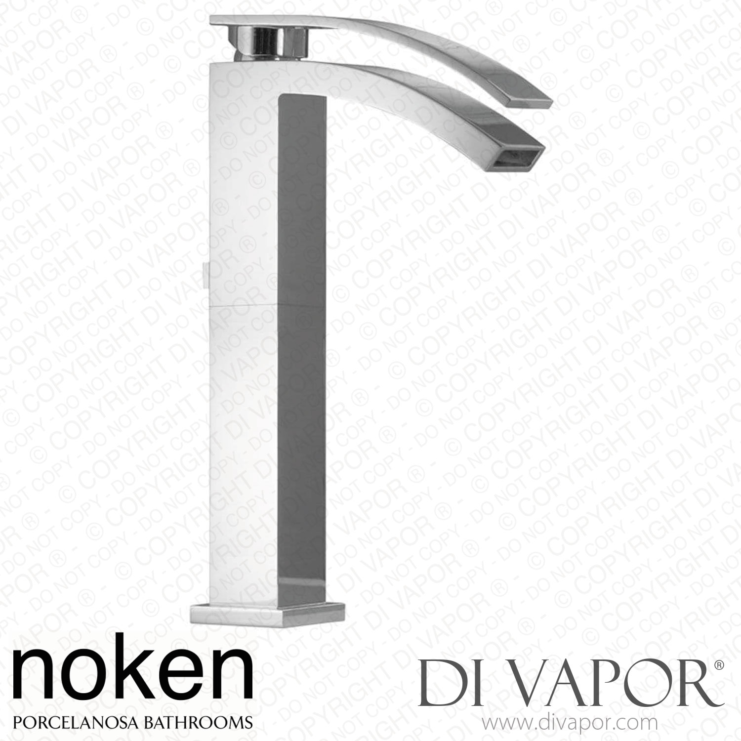 Noken Porcelanosa Imagine High Spout Single Lever Basin Mixer ...