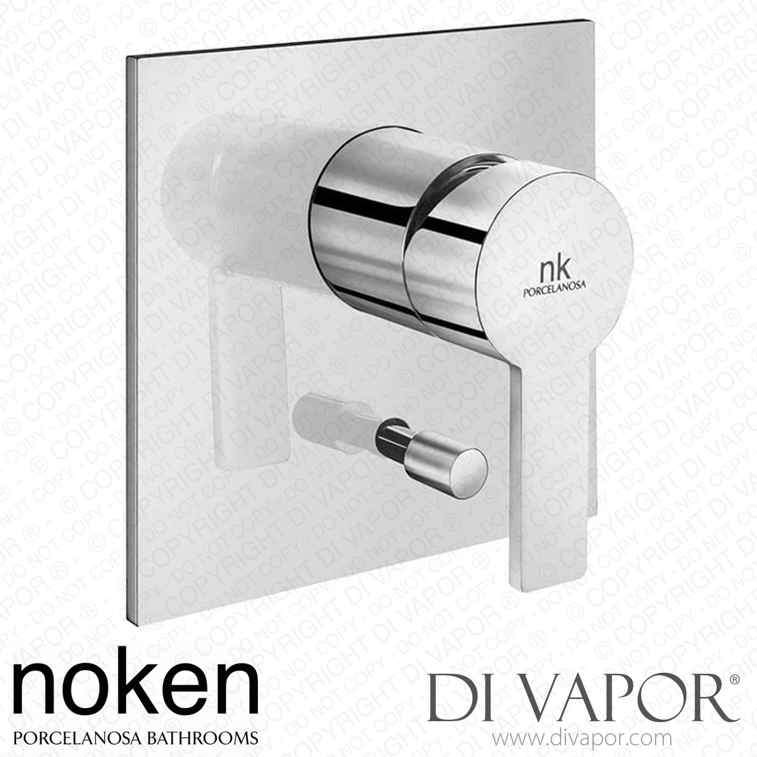 Noken Porcelanosa Giro Single Lever Concealed Shower Valve With ...