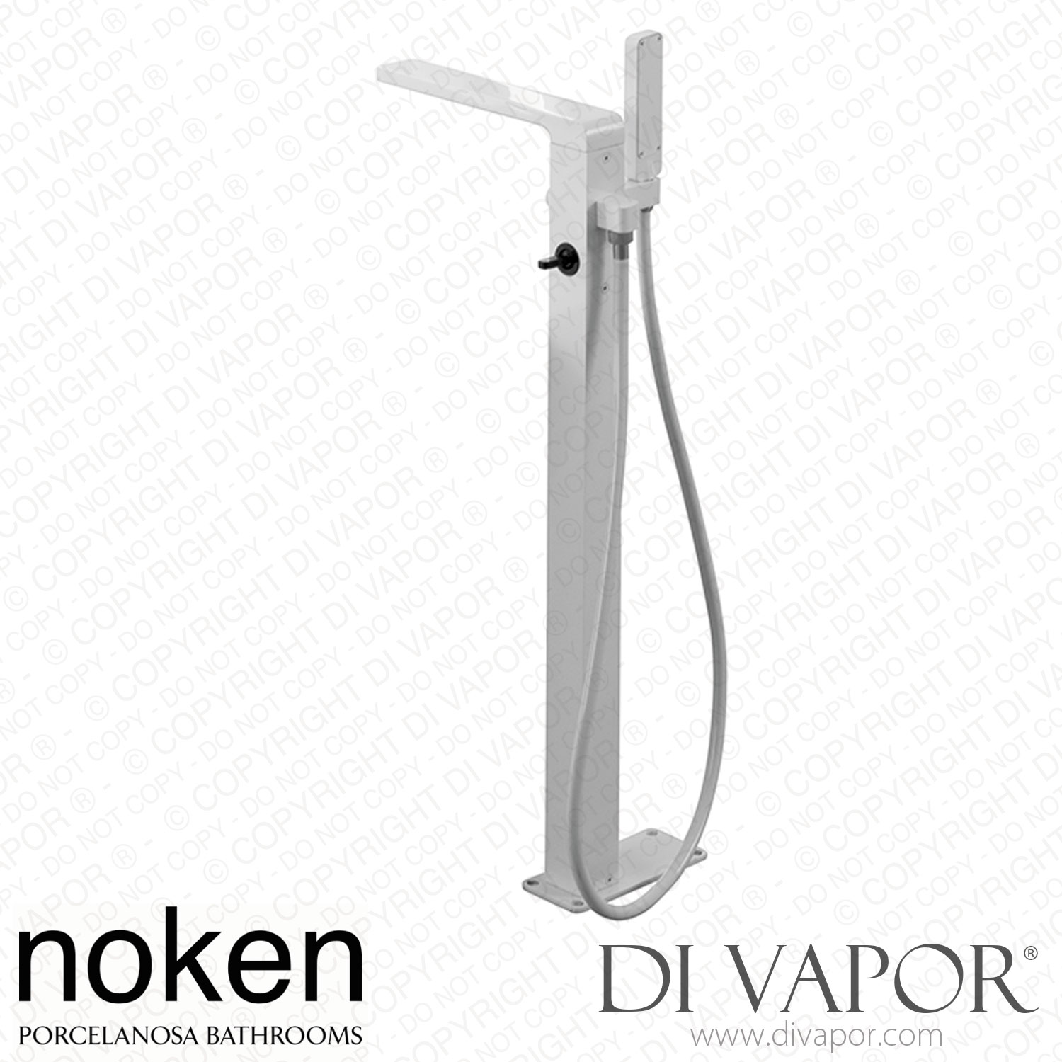 Noken 100073038 Floor Mounted Bath Shower Mixer 3/8 Inch Spare Parts ...