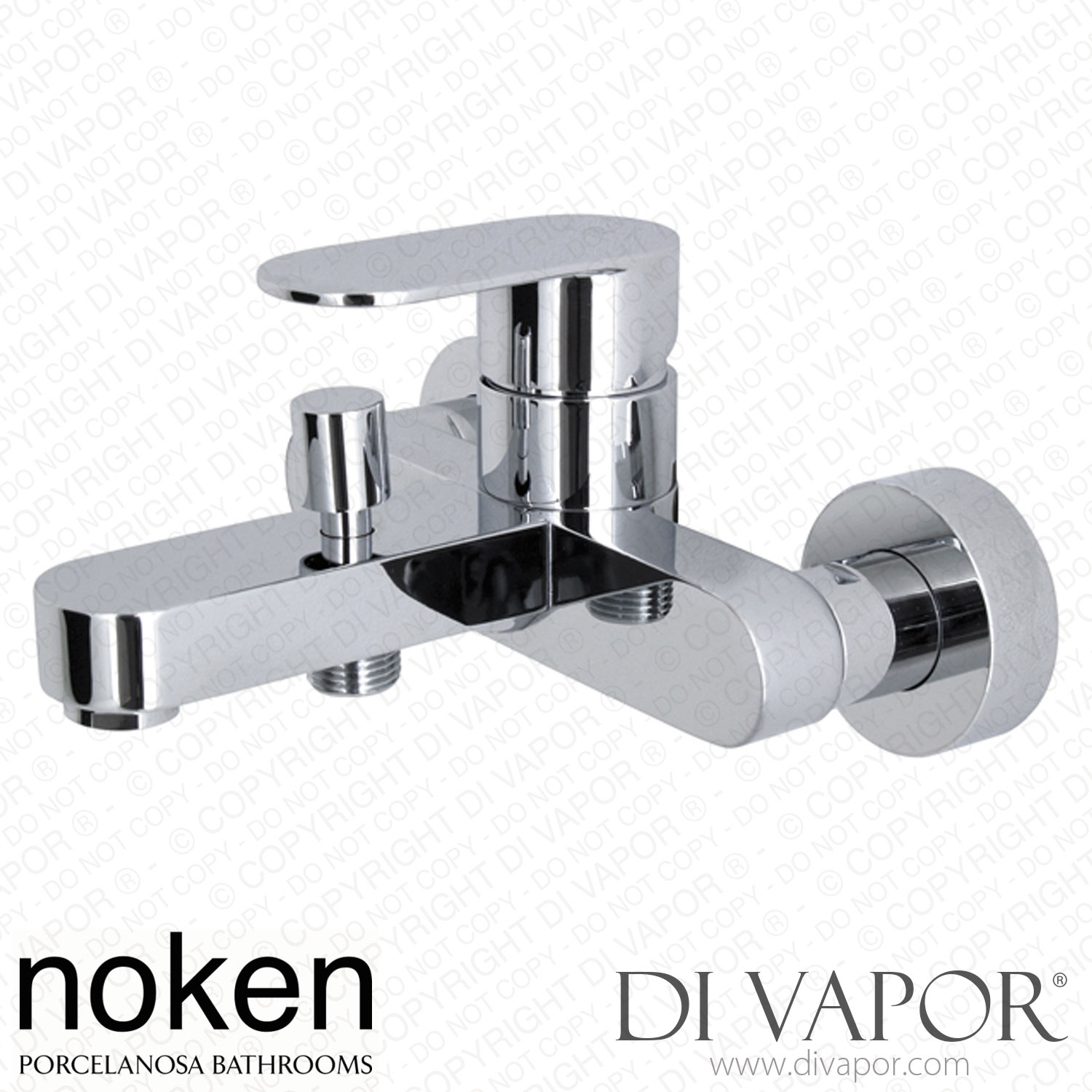 Noken Wall Mounted Exposed Bath Shower Mixer 1/2 Inch (100107941) Spare ...