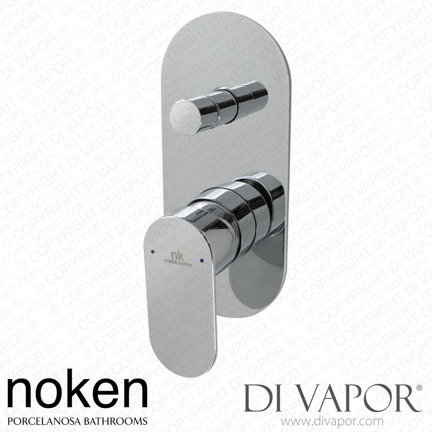 Noken Single Lever Concealed Bath Shower Mixer Trim Kit (100123914 ...