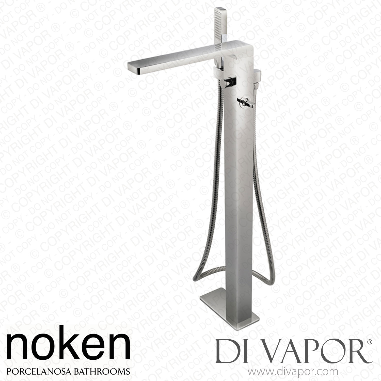 Noken 100208612 Floor Mounted Bath Shower Mixer 3/8 Inch Spare Parts ...