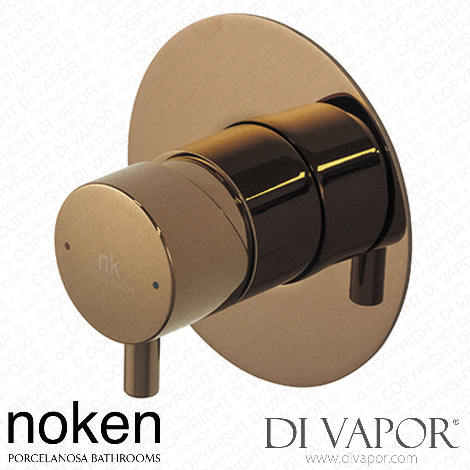 Noken Single Lever Concealed Shower Mixer Trim Kit (100281153) Spare Parts
