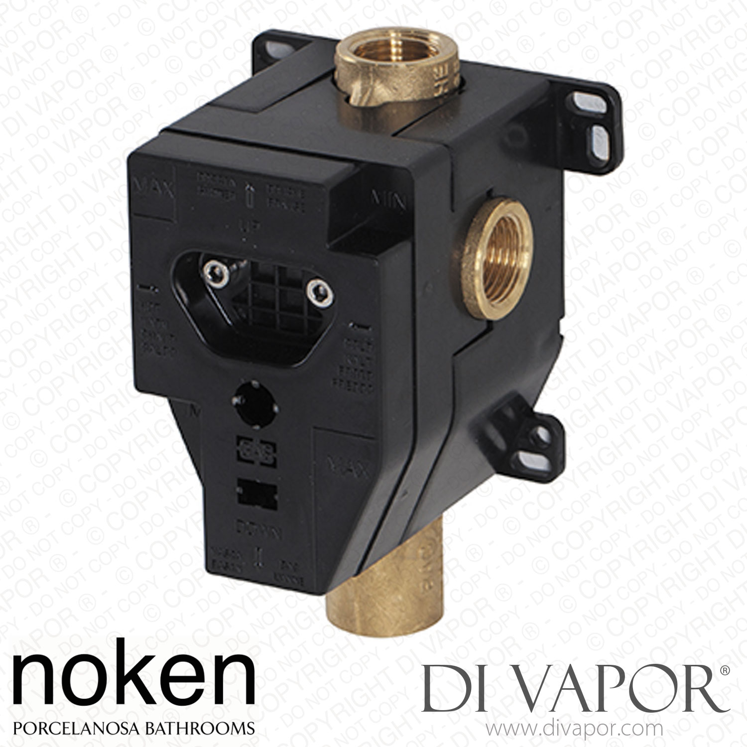 Noken 100283381 Concealed Bath Shower Valve 35mm Spare Parts ...