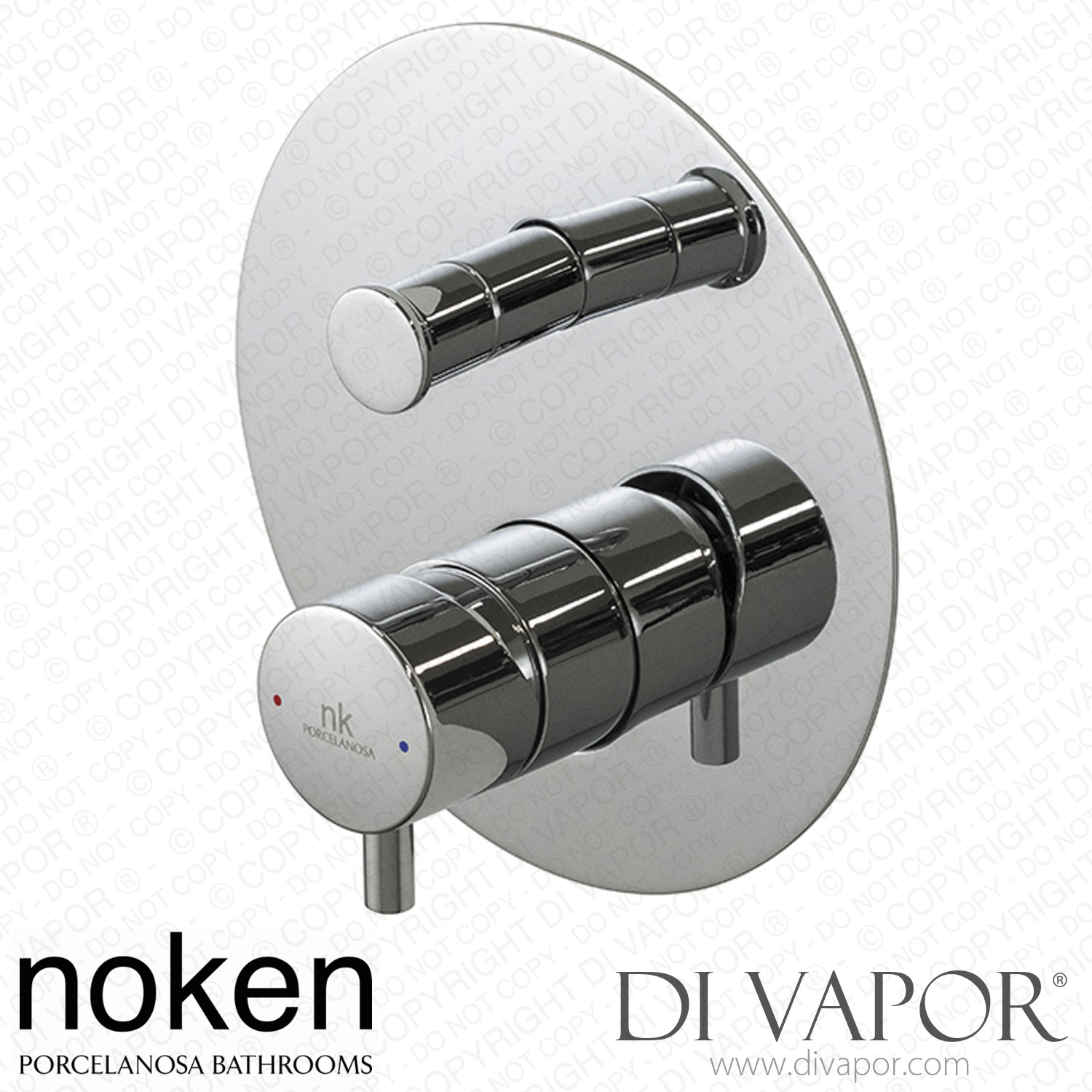 Noken Single Lever Concealed Bath Shower Mixer Trim Kit (100285244 ...