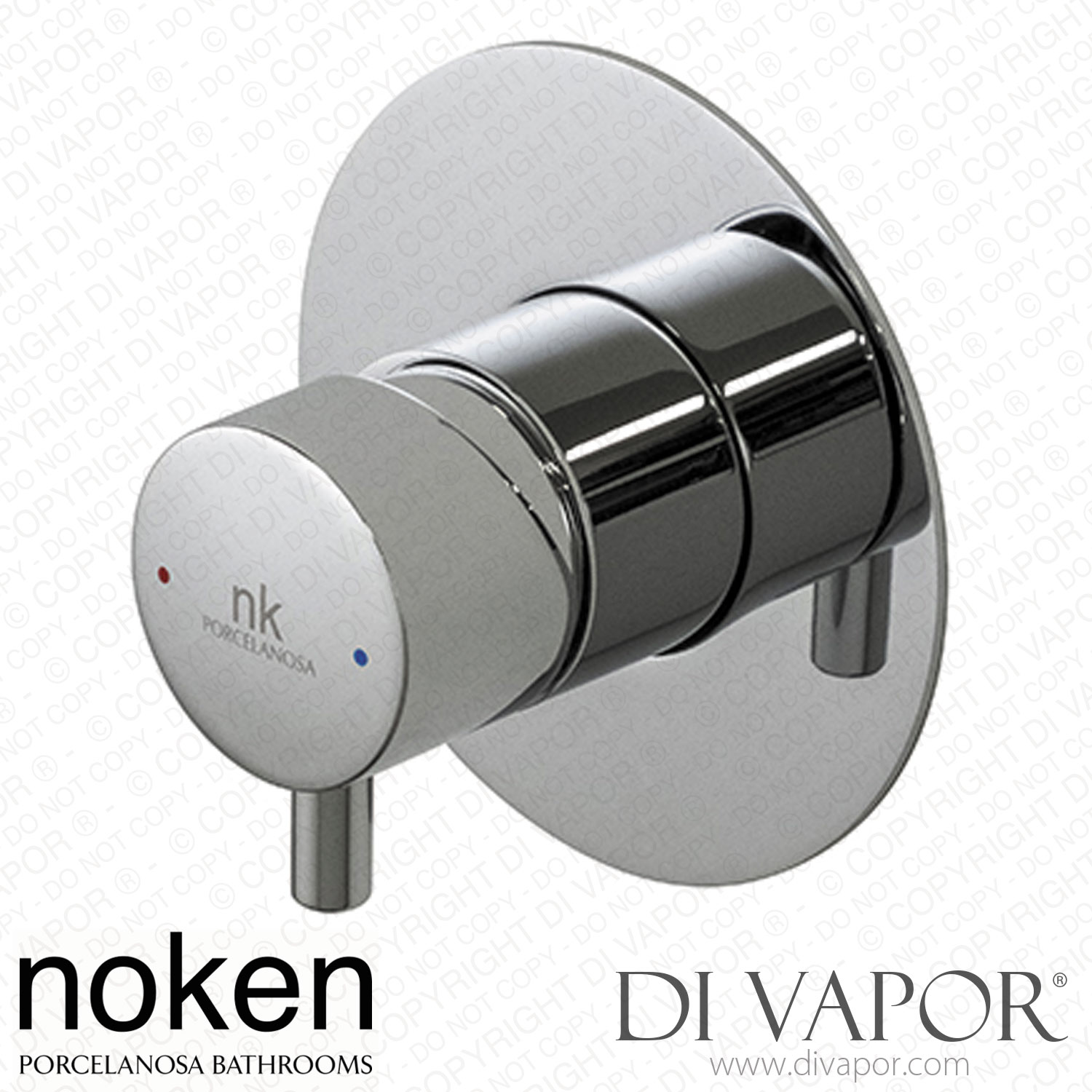Noken Single Lever Concealed Shower Mixer Trim Kit (100285263) Spare Parts