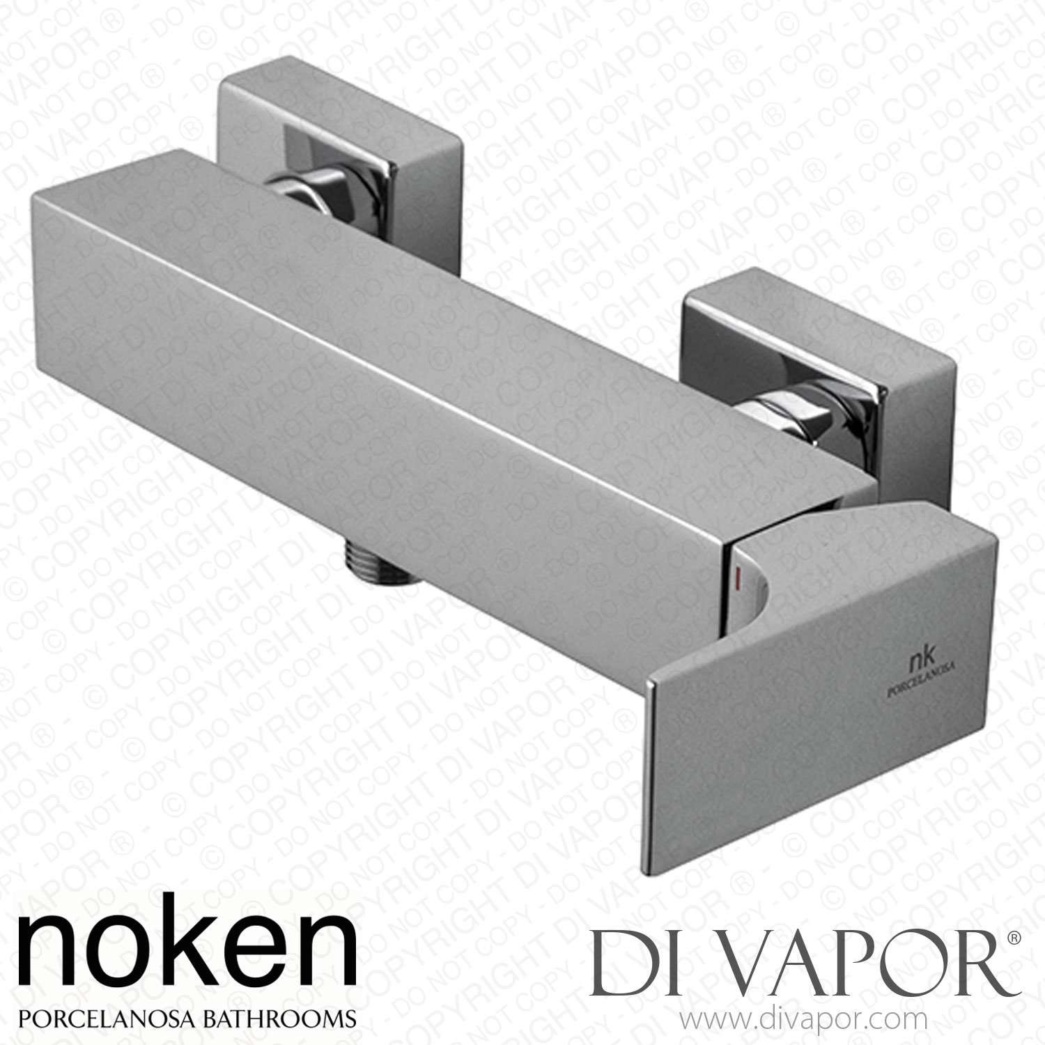 Noken 100313214 Wall Mounted Exposed Shower Mixer 1/2 Inch Spare Parts ...
