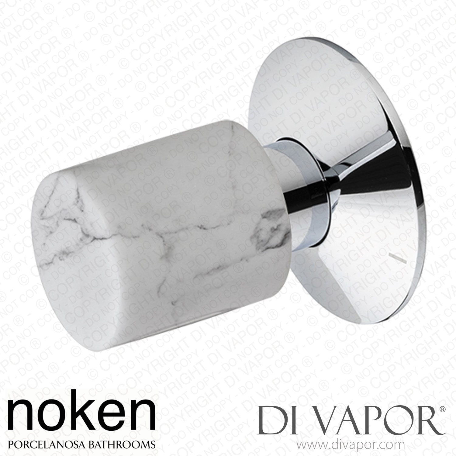 Noken 100324556 2 Ways Concealed Diverter Valve 1/2 Inch Spare Parts ...