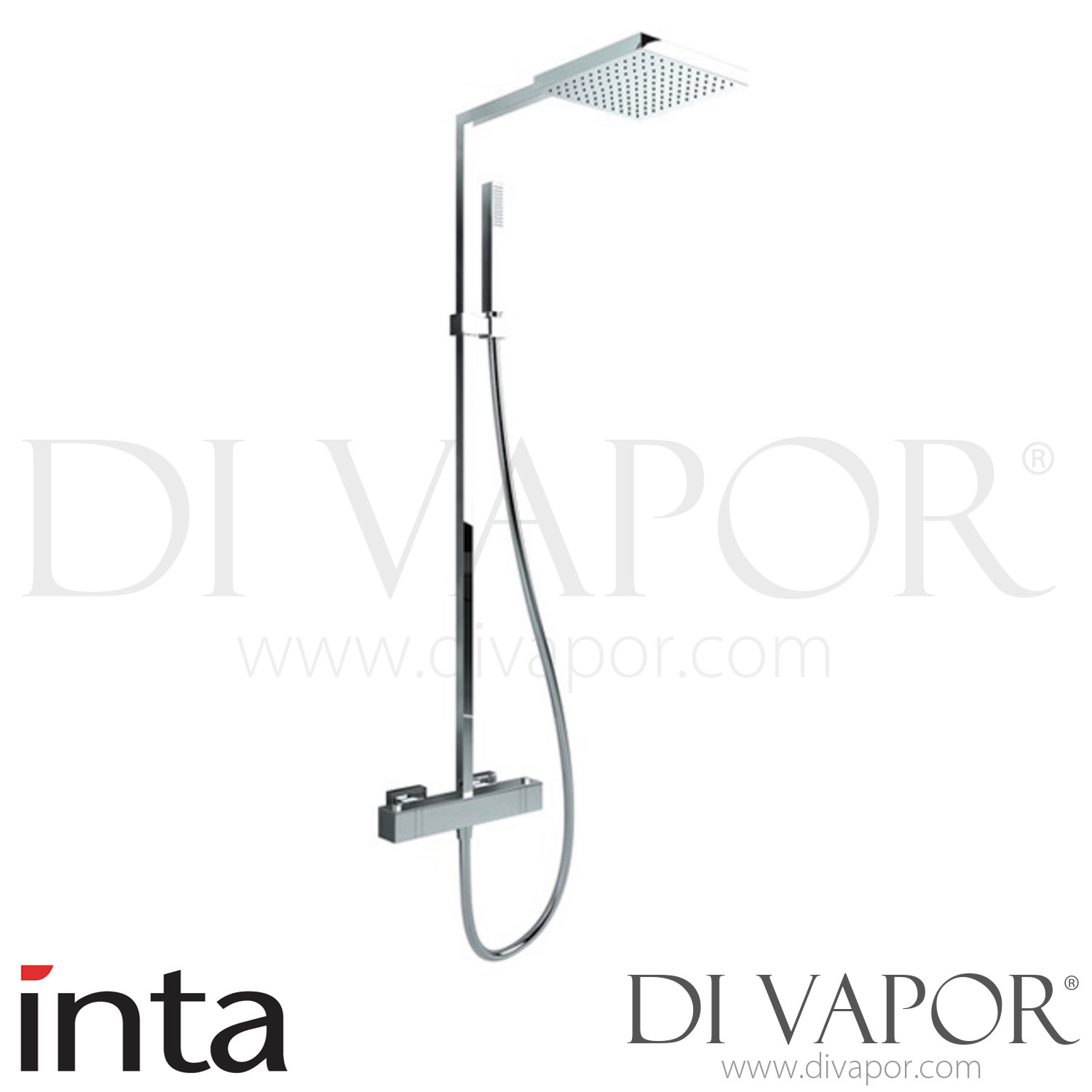 Inta 10070CP Infiniti Thermostatic Bar Shower Spare Parts