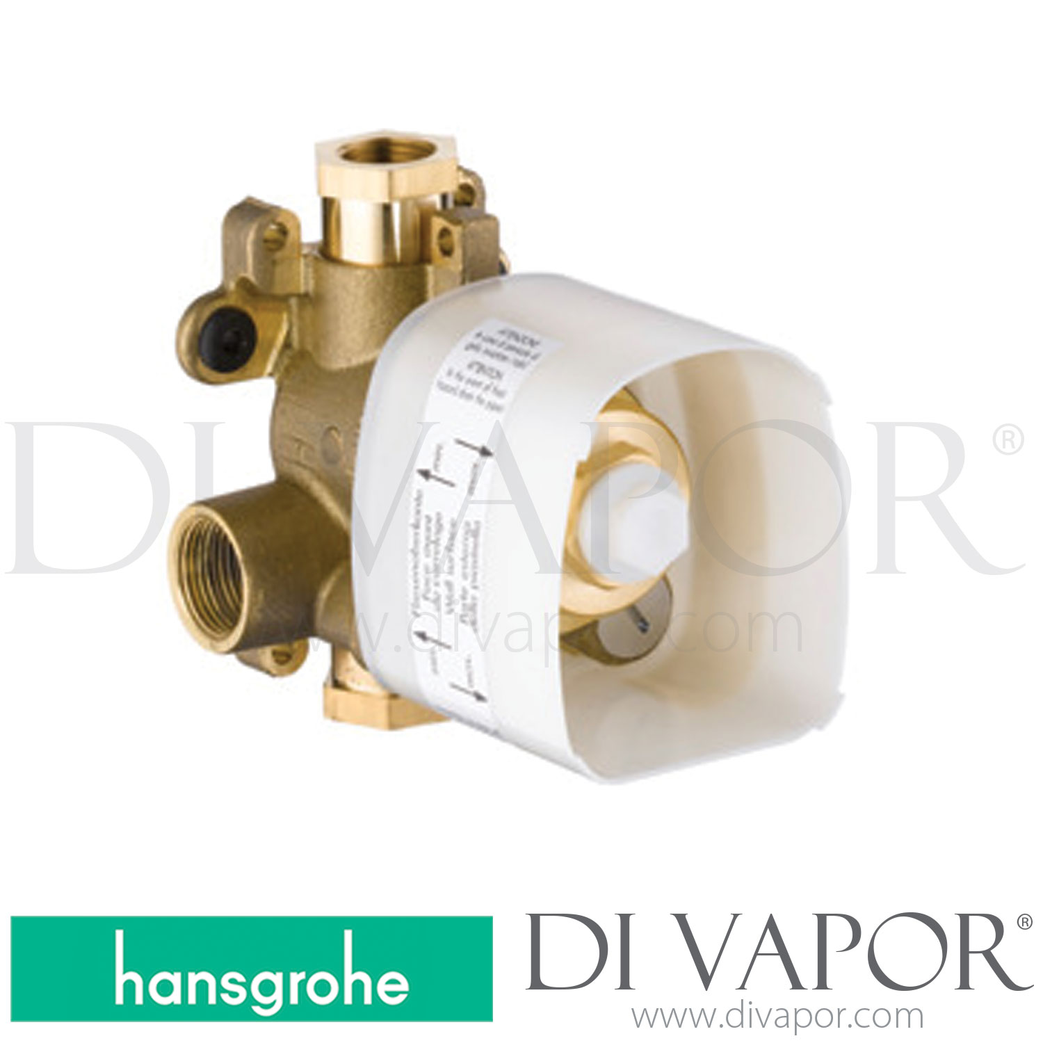 Hansgrohe 10754180 AXOR ShowerSolutions Basic Set for Thermostatic ...