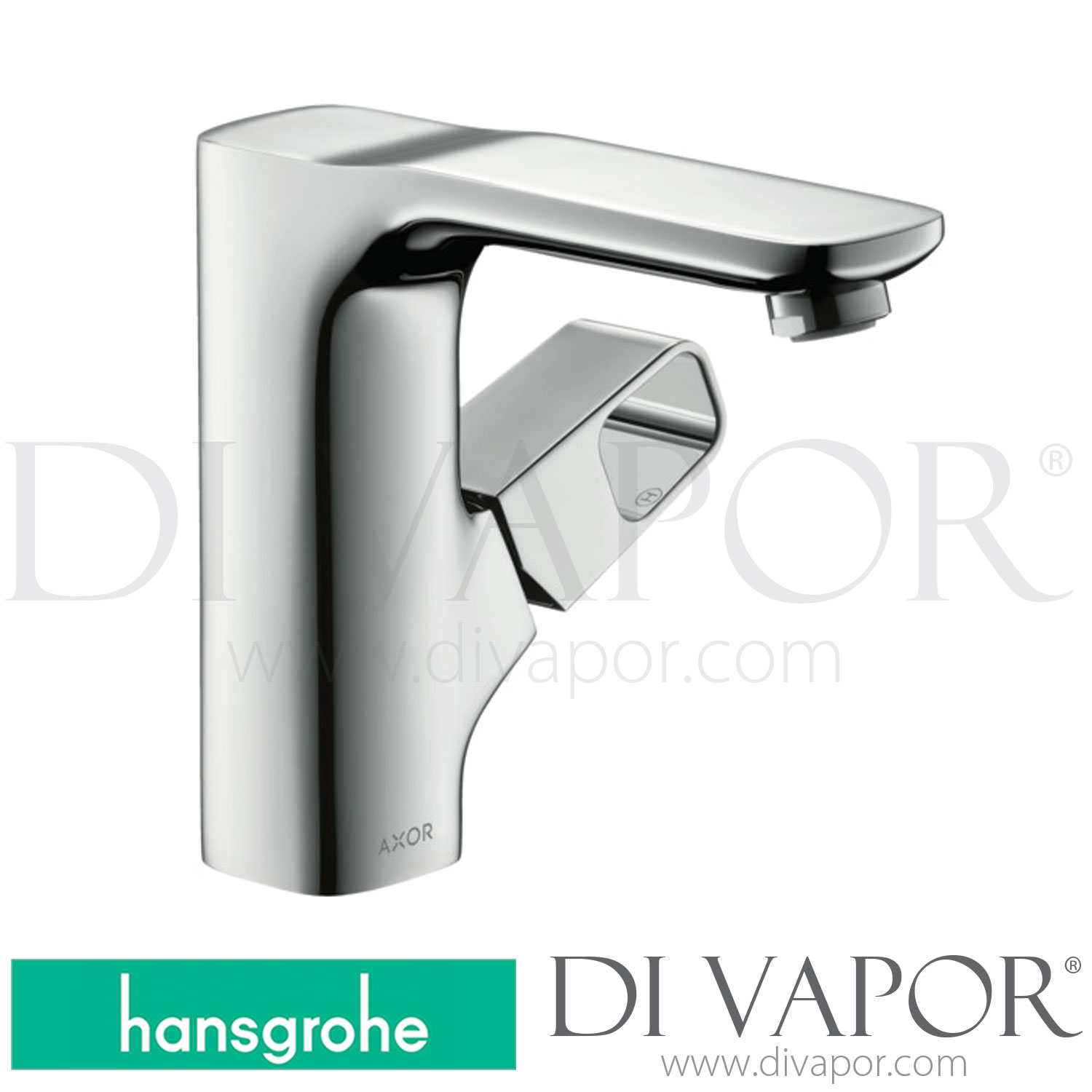 Hansgrohe 11020000 AXOR Urquiola Single Lever Basin Mixer 130 with Pop ...