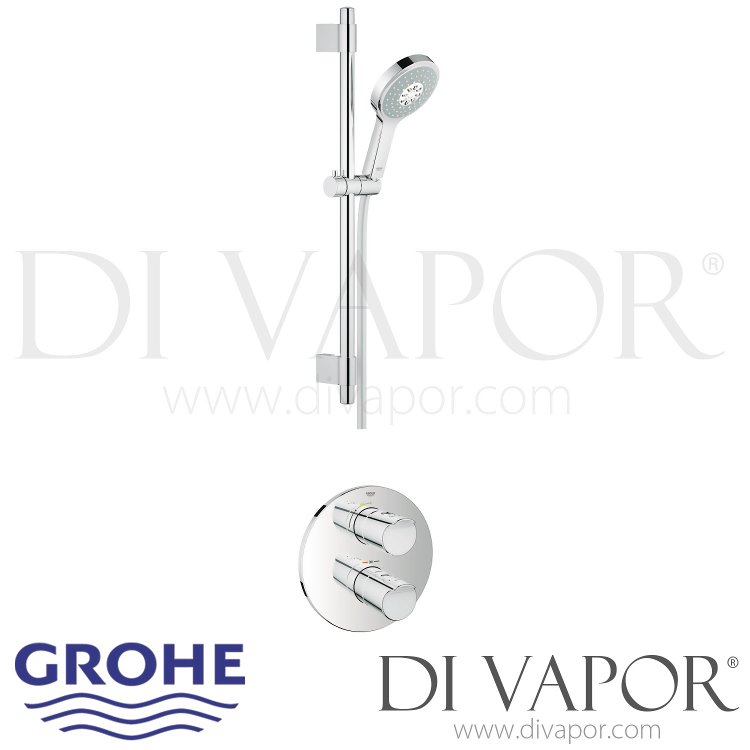 Grohe 118317 Grohtherm 2000 + Power&Soul Shower Solution Pack 1 Spare Parts