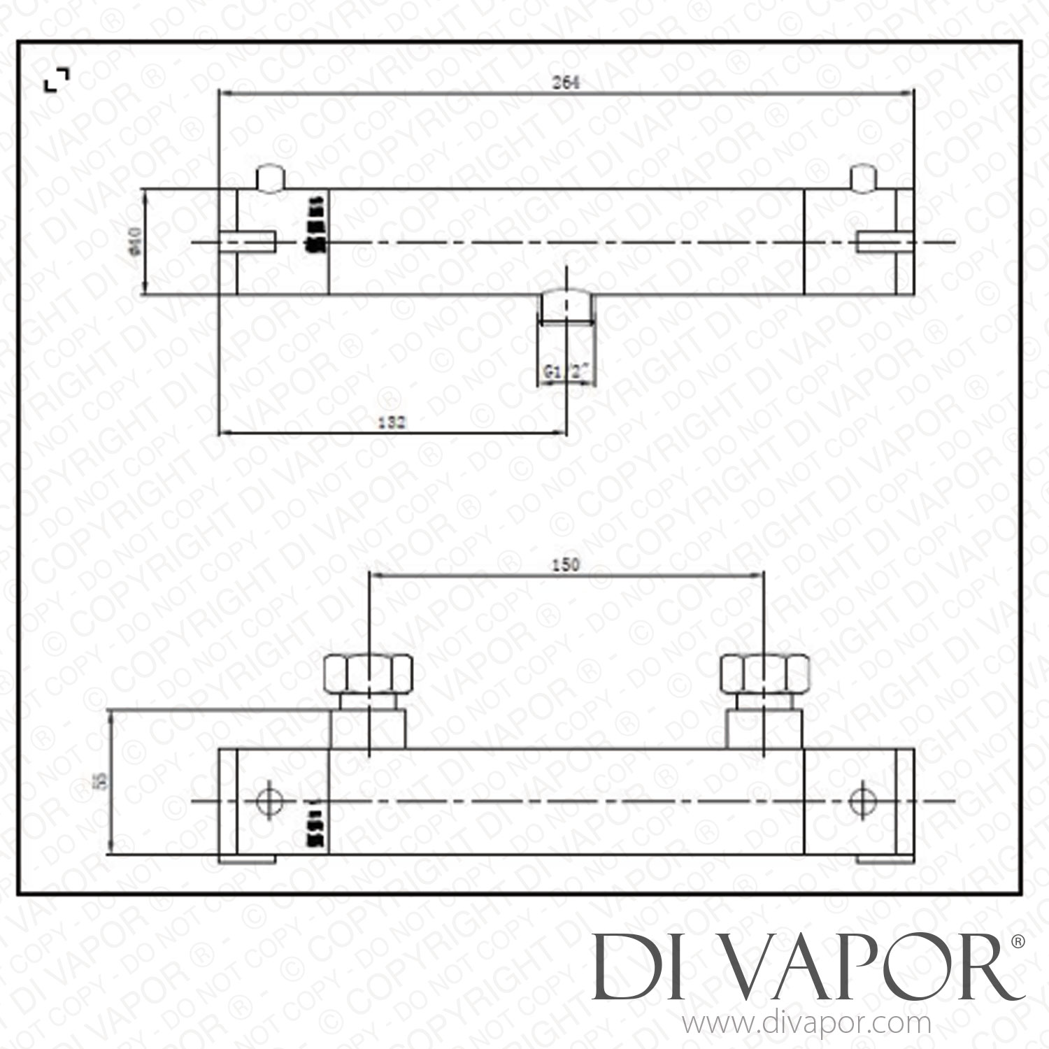 HighLife 13002/13028 Stroma Thermostatic Shower Valve & Multi-Mode ...