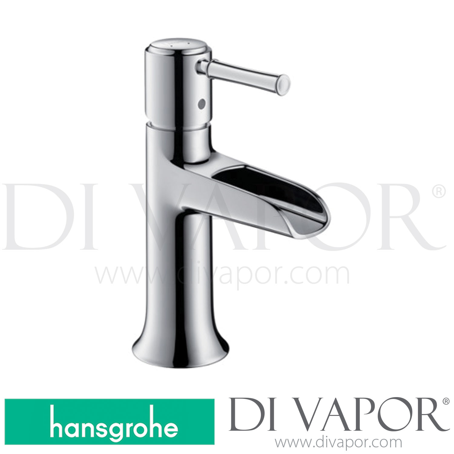 Hansgrohe 14127007 Talis Classic Single Lever Basin Mixer 90 with Pop ...