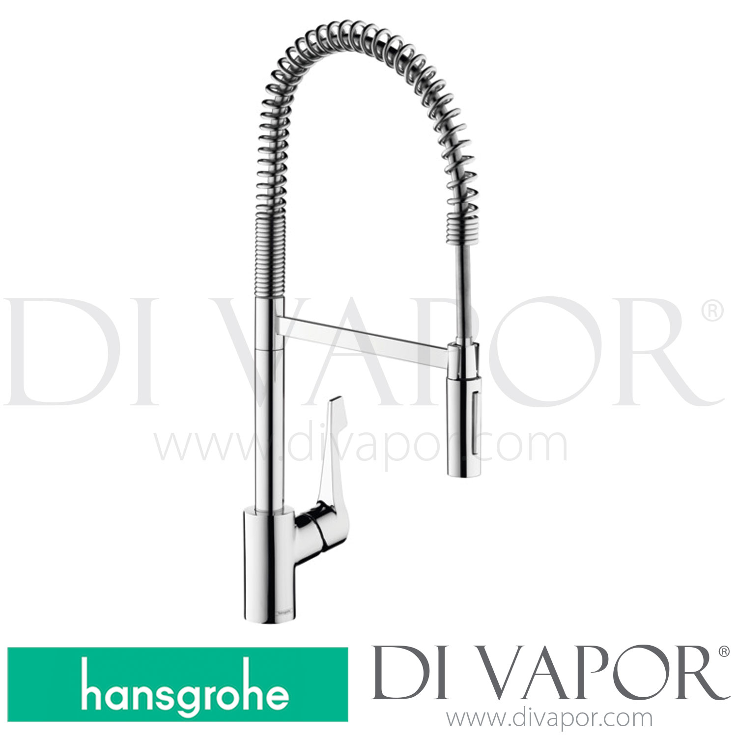 Hansgrohe 14806000 Cento Single Lever Kitchen Mixer Xxl, Semi-Pro, 2Jet ...