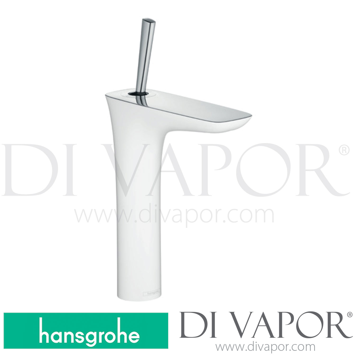 Hansgrohe 15081400 PuraVida Single Lever Basin Mixer 200 with Push-Open ...