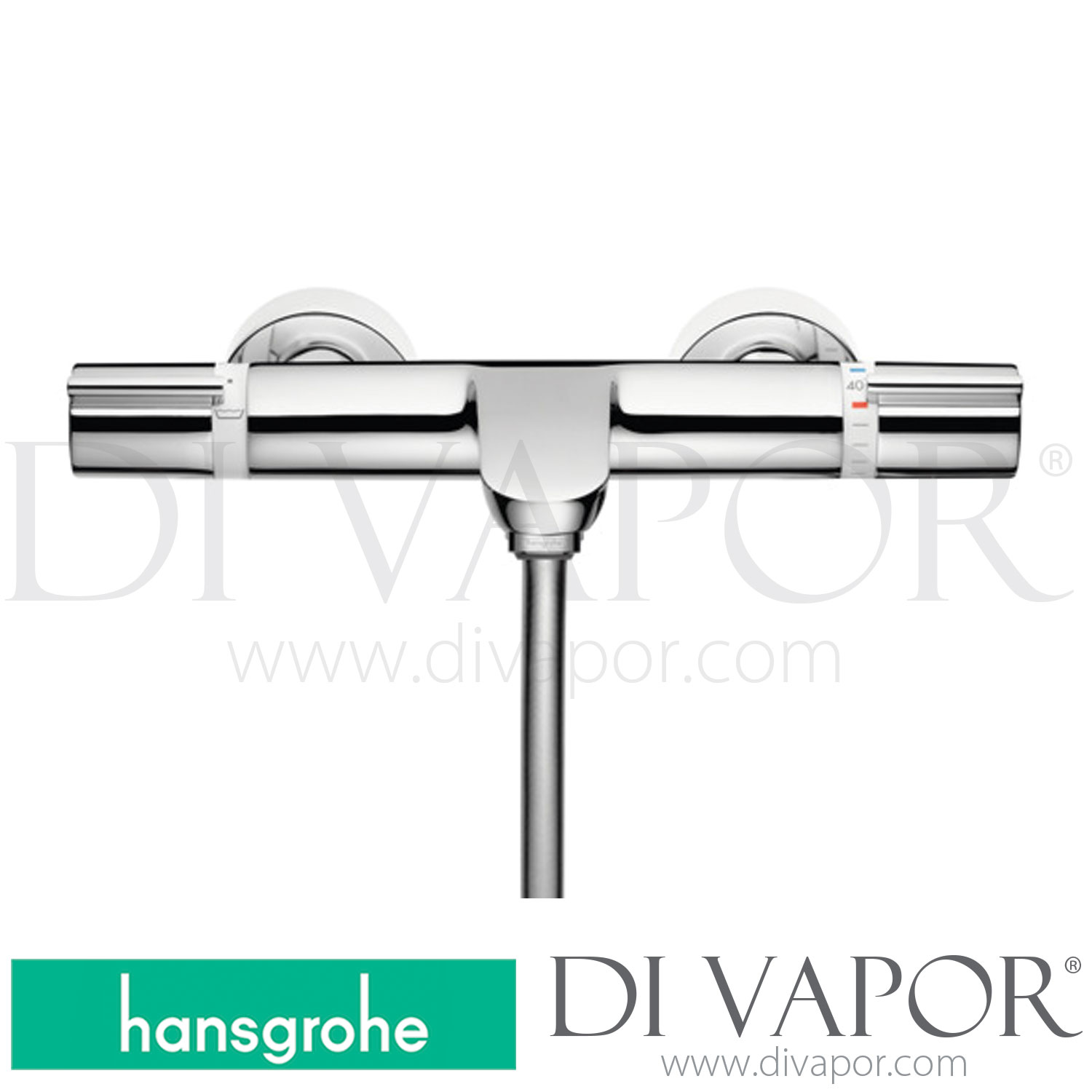 Hansgrohe 15348000 Versostat? Bath Thermostat for Exposed Installation ...