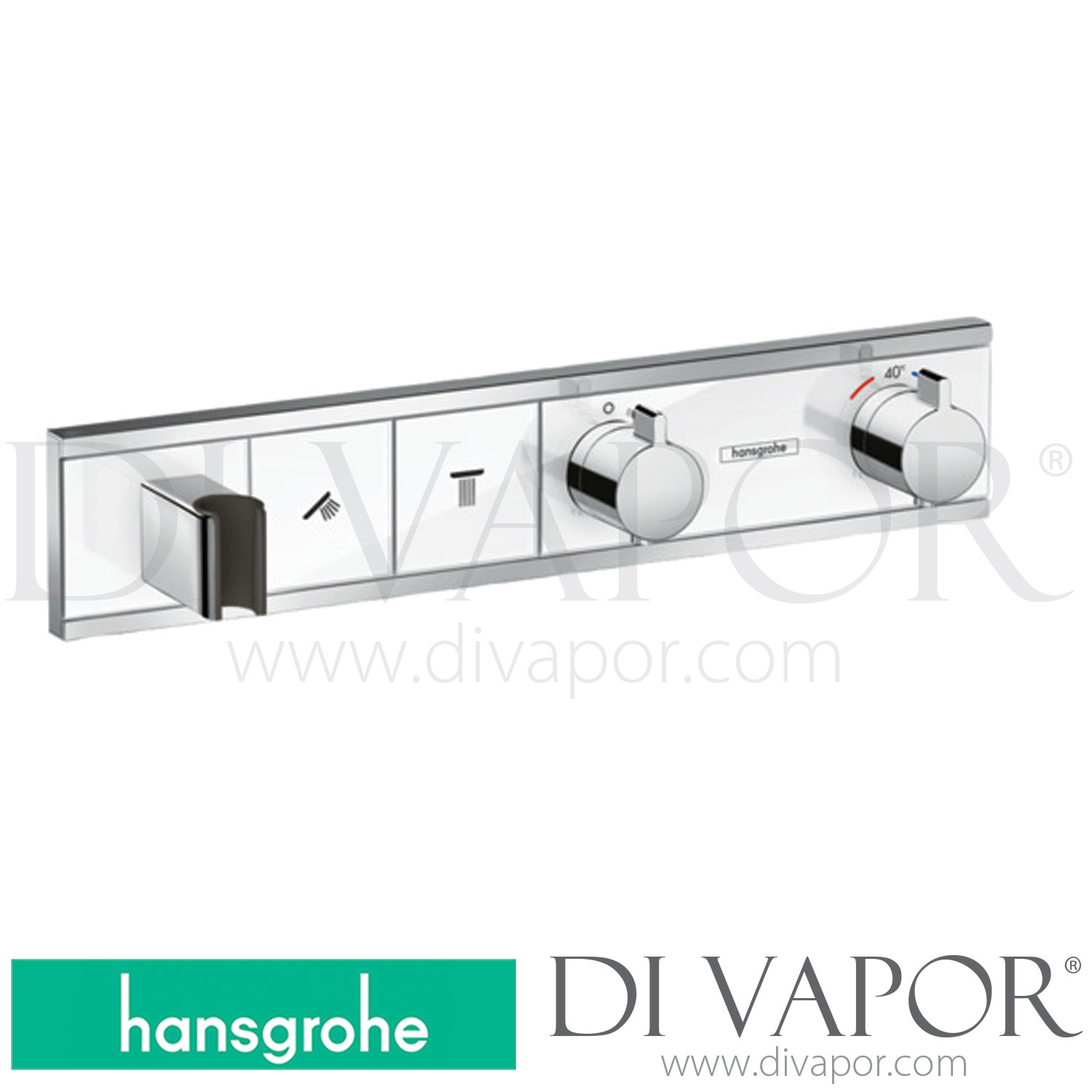 Hansgrohe 15355000 RainSelect Thermostat for Concealed Installation for ...