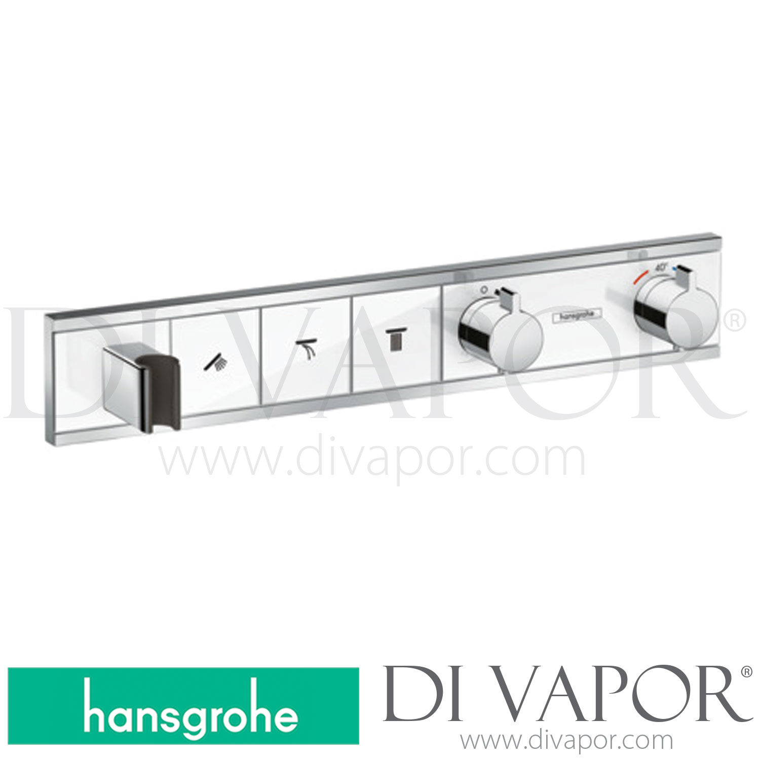 Hansgrohe 15356400 RainSelect Thermostat for Concealed Installation for ...