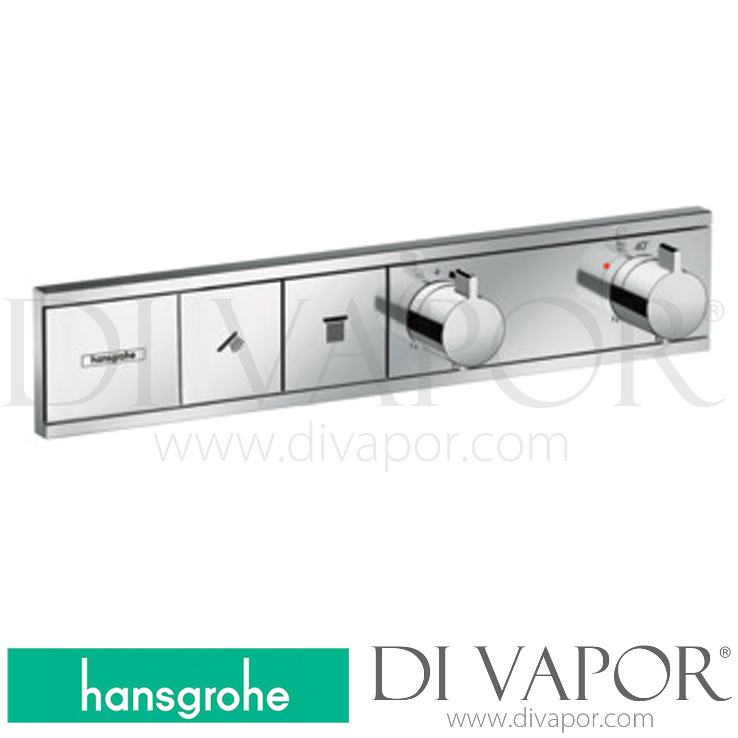 Hansgrohe 15380000 RainSelect Thermostat for Concealed Installation for ...