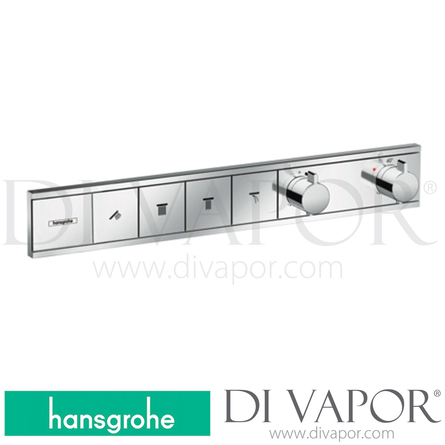 Hansgrohe 15382007 RainSelect Thermostat for Concealed Installation for ...