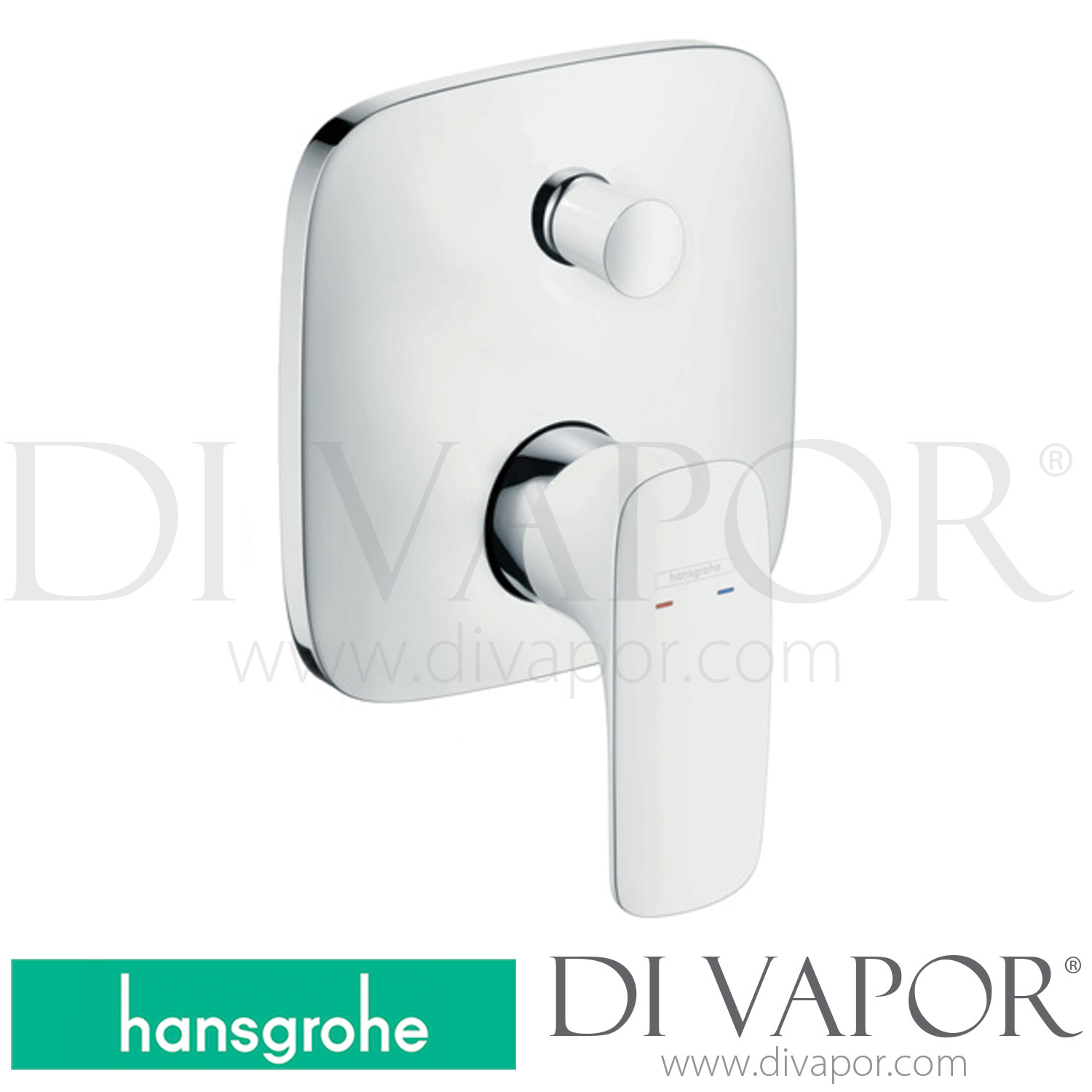 Hansgrohe 15445400 PuraVida Single Lever Bath Mixer for Concealed ...