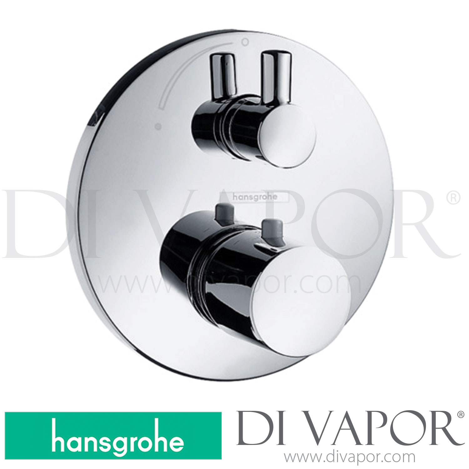 Hansgrohe 15701000 Ecostat S Ecostat S Thermostatic Mixer for Concealed ...