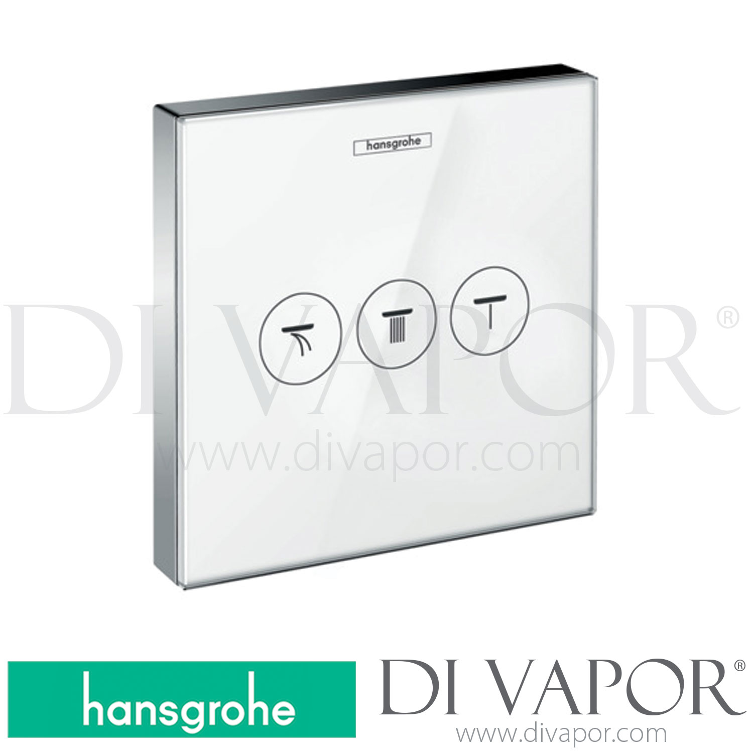 Hansgrohe 15736407 ShowerSelect Glass Valve for Concealed Installation ...
