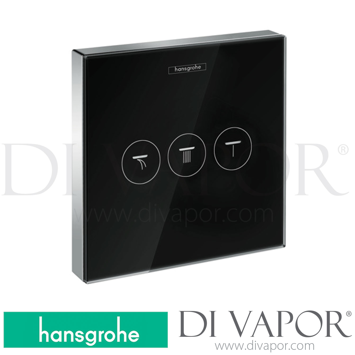 Hansgrohe 15736600 ShowerSelect Glass Valve for Concealed Installation ...
