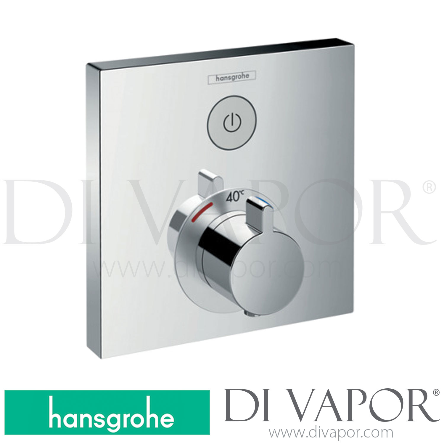 Hansgrohe 15762000 ShowerSelect Thermostat for Concealed Installation ...