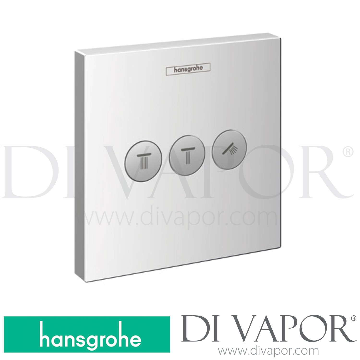 Hansgrohe 15764007 ShowerSelect Valve for Concealed Installation for 3 ...