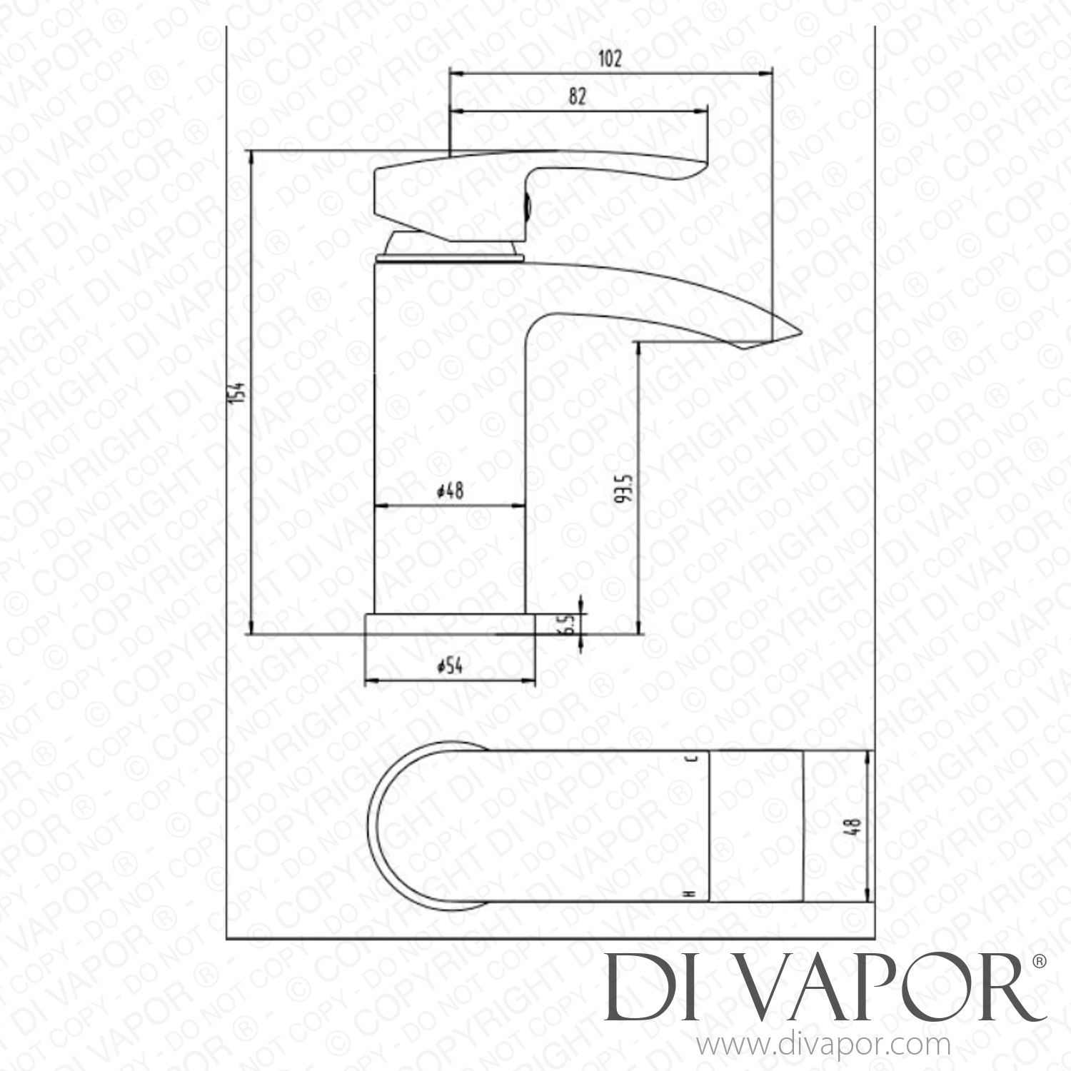 HighLife 17214 Coll Swivel Mono Basin Mixer & Push Waste Spare Parts