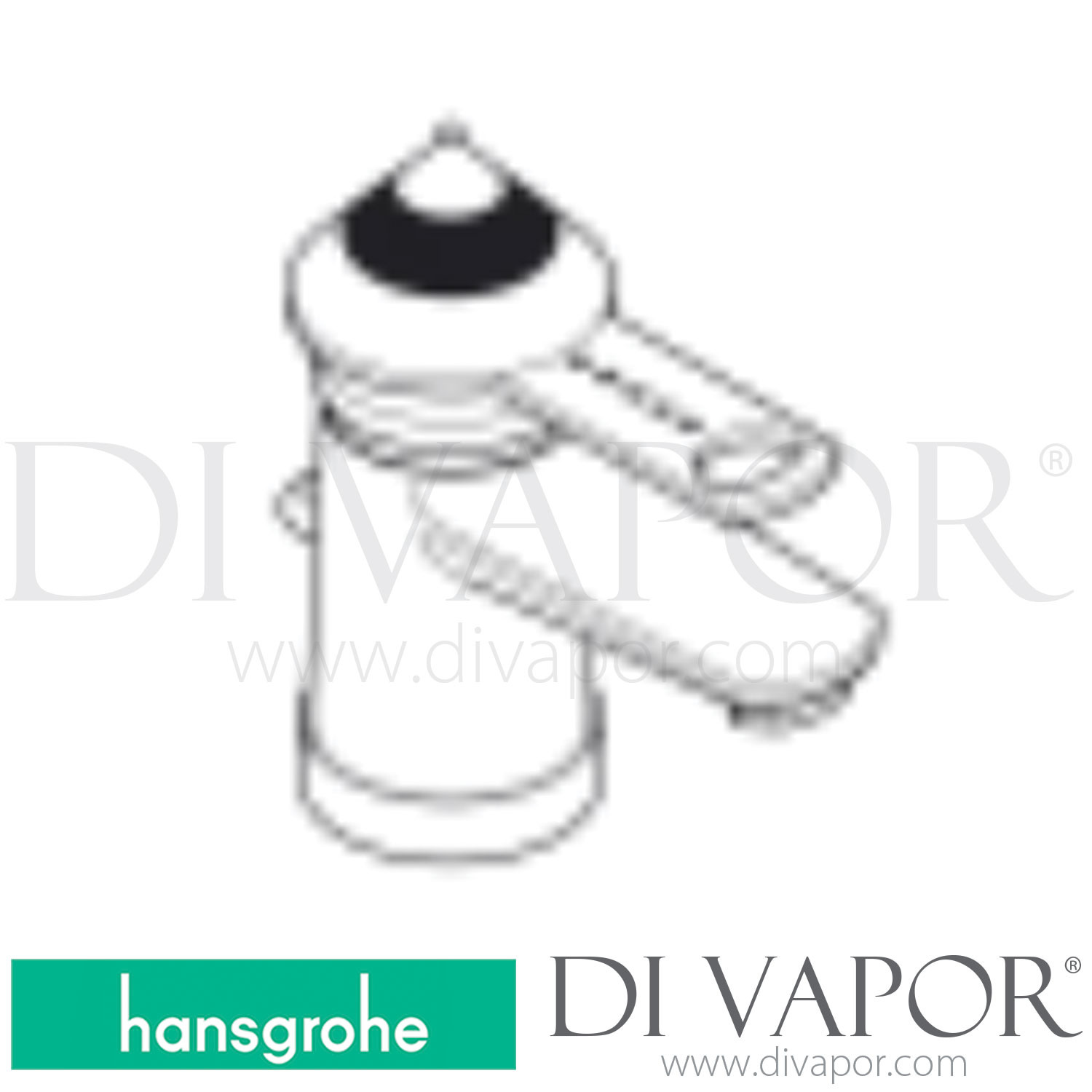 Hansgrohe 19005600 AXOR 1901 Single Lever Basin Mixer for Hand Basins ...