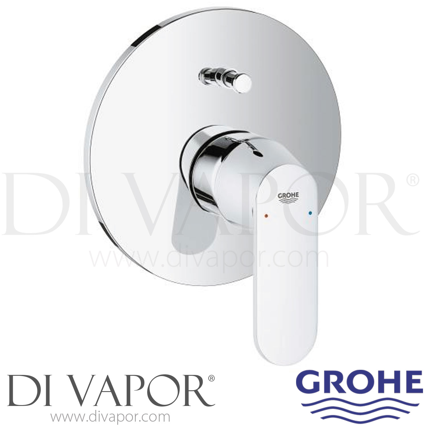 Grohe 19382000 Eurosmart Cosmopolitan Single-Lever Bath Shower Mixer ...