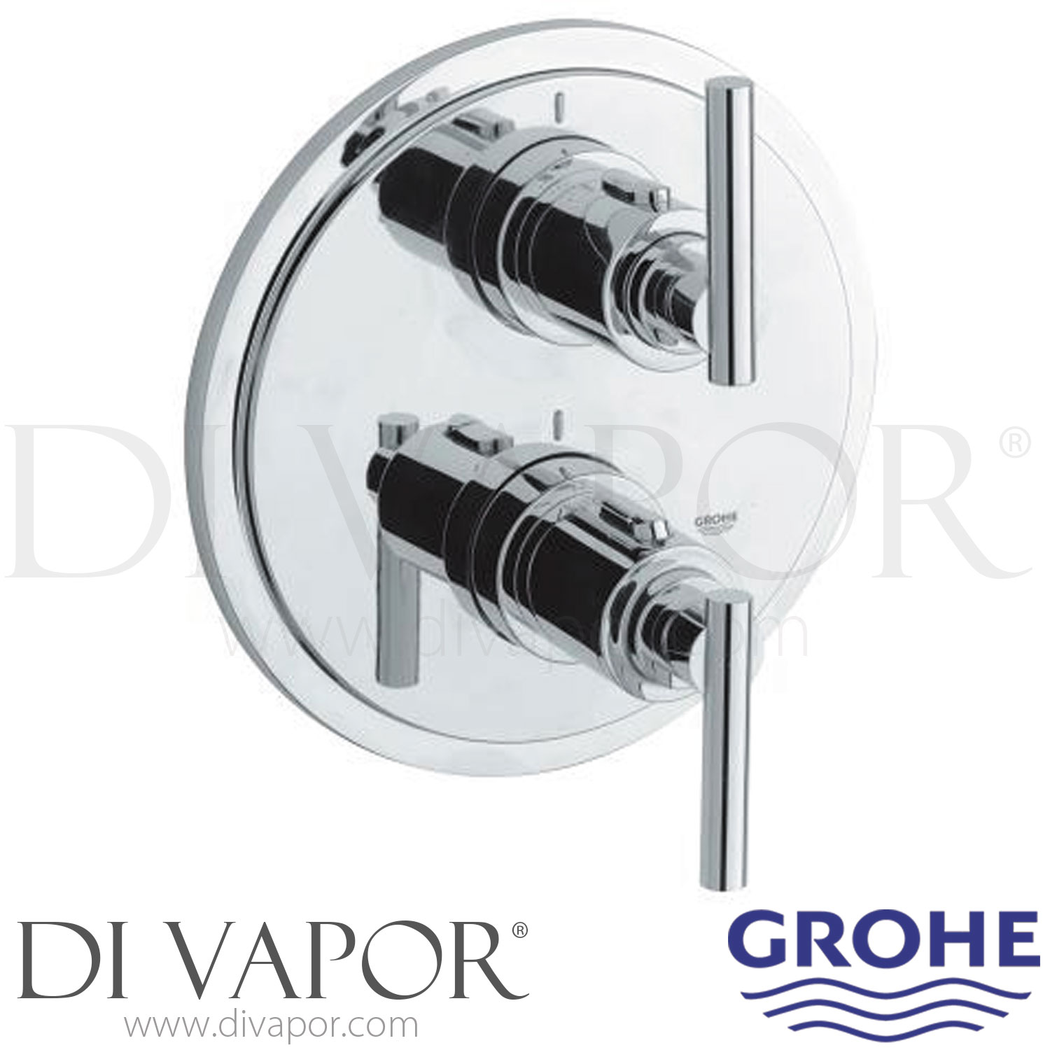 Grohe 19399000 Atrio Thermostat with Integrated 2-Way Diverter Spare Parts