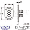 Grohe 19605000 | 19605 000 Grohtherm Automatic 2000 Shower Spare Parts