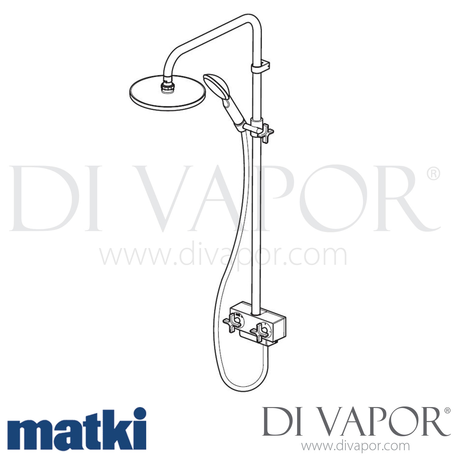 Matki 2/2021-2/2022 Absolute Shower Kit Spare Parts