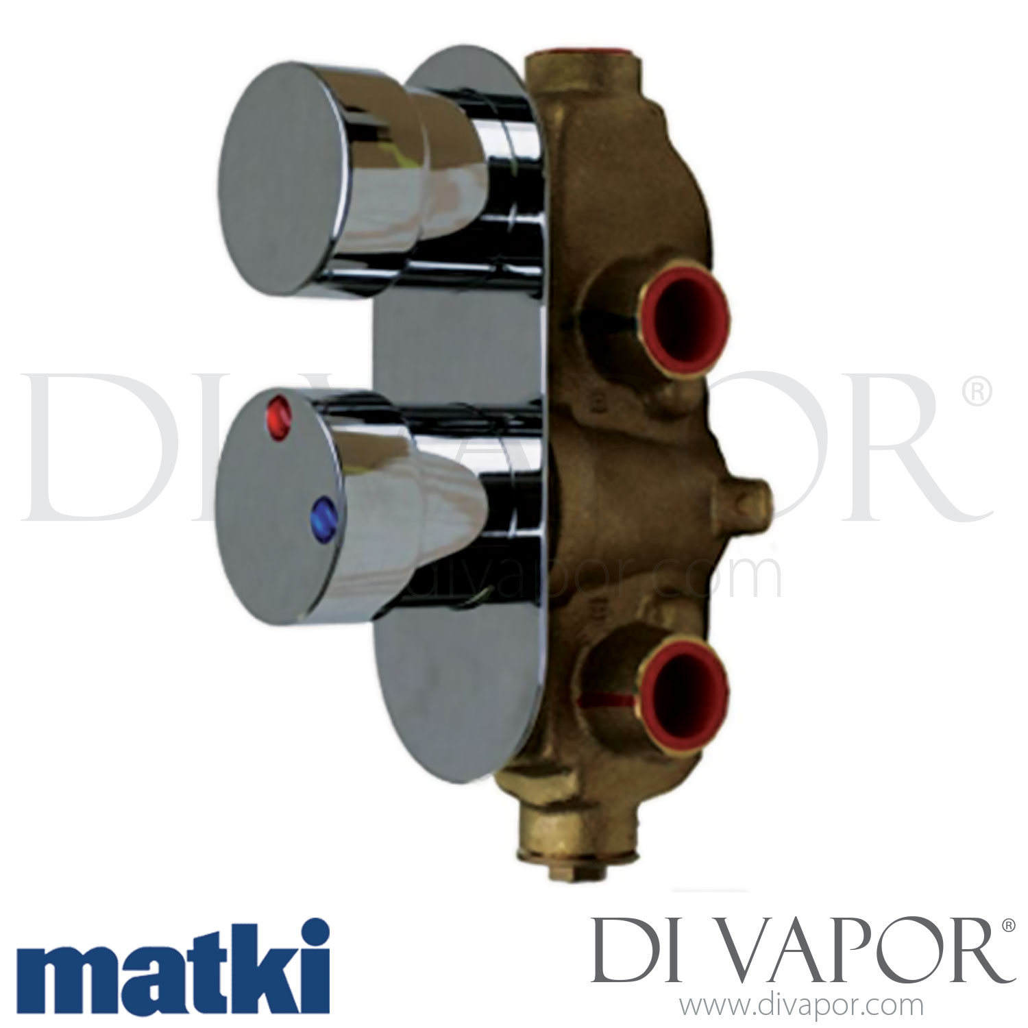 Matki Swadling 2110R Absolute Round Single Outlet Exposed Shower Valve ...