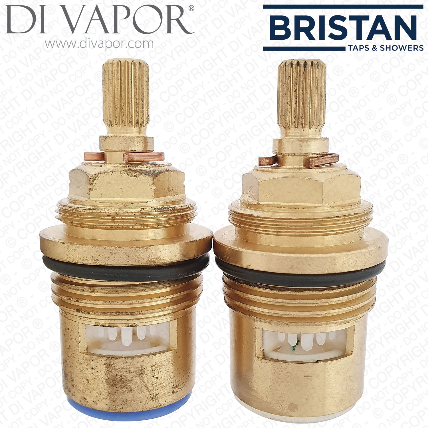 Bristan 2200627NT Valves Ceramic Discs (Pair) for Desire 3/4 BSM Chrome