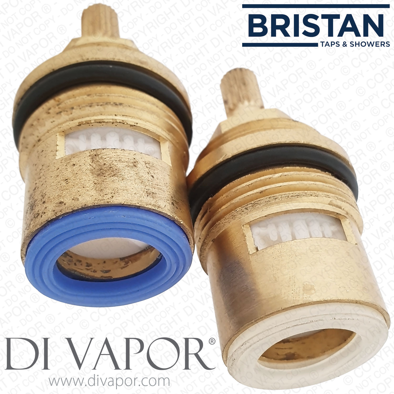 Bristan 2200627NT Valves Ceramic Discs (Pair) for Desire 3/4 BSM Chrome