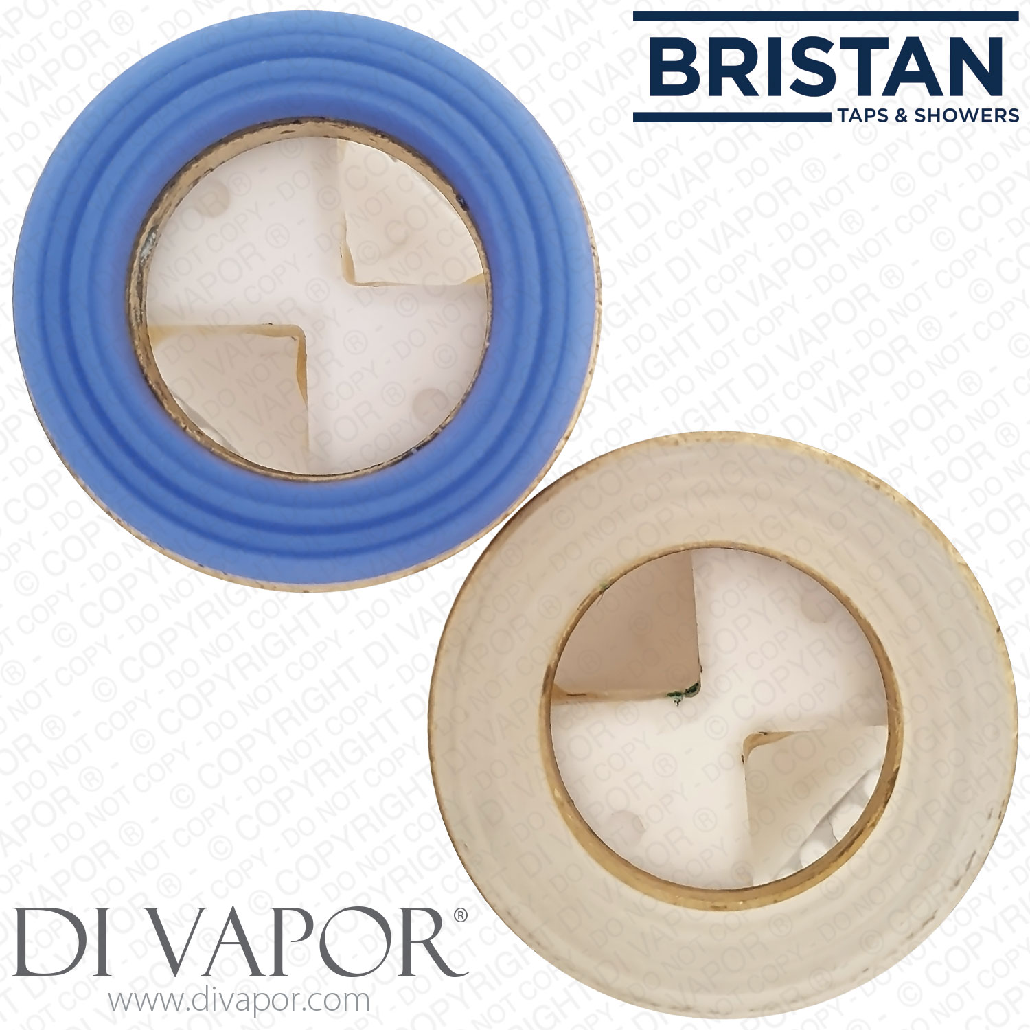 Bristan 2200627NT Valves Ceramic Discs (Pair) for Desire 3/4 BSM Chrome