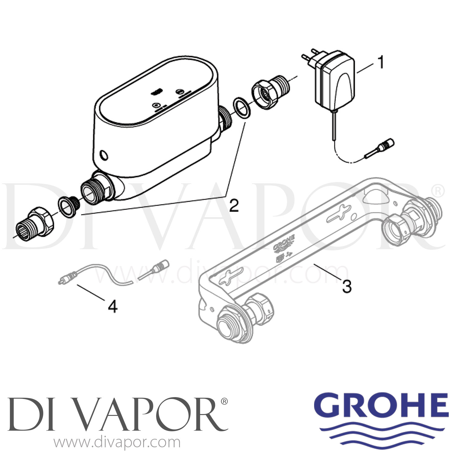 Grohe 22513LN0 Sense Guard Smart Water Controller Spare Parts