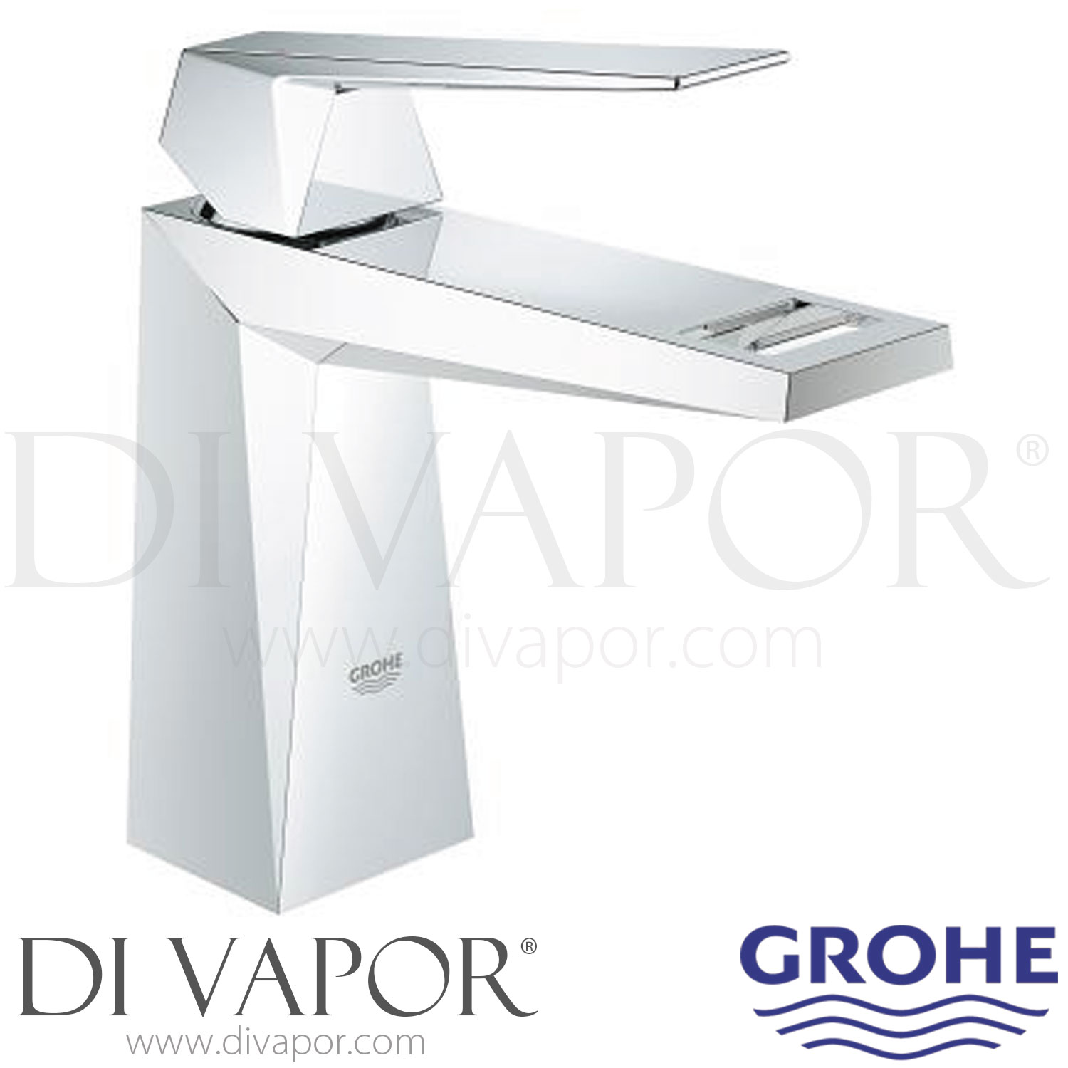 Grohe 23107000 Allure Brilliant Single Lever Basin Mixer M-Size Tap ...