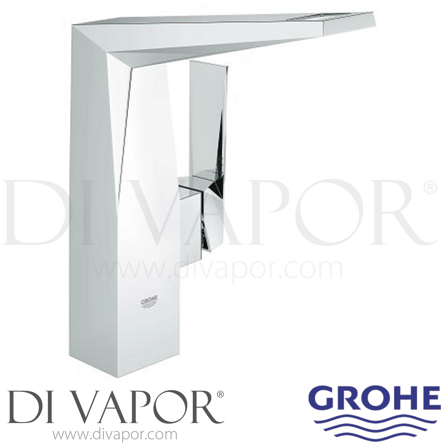 Grohe 23112000 Allure Brilliant Single Lever Basin Mixer 1/2 L-Size ...