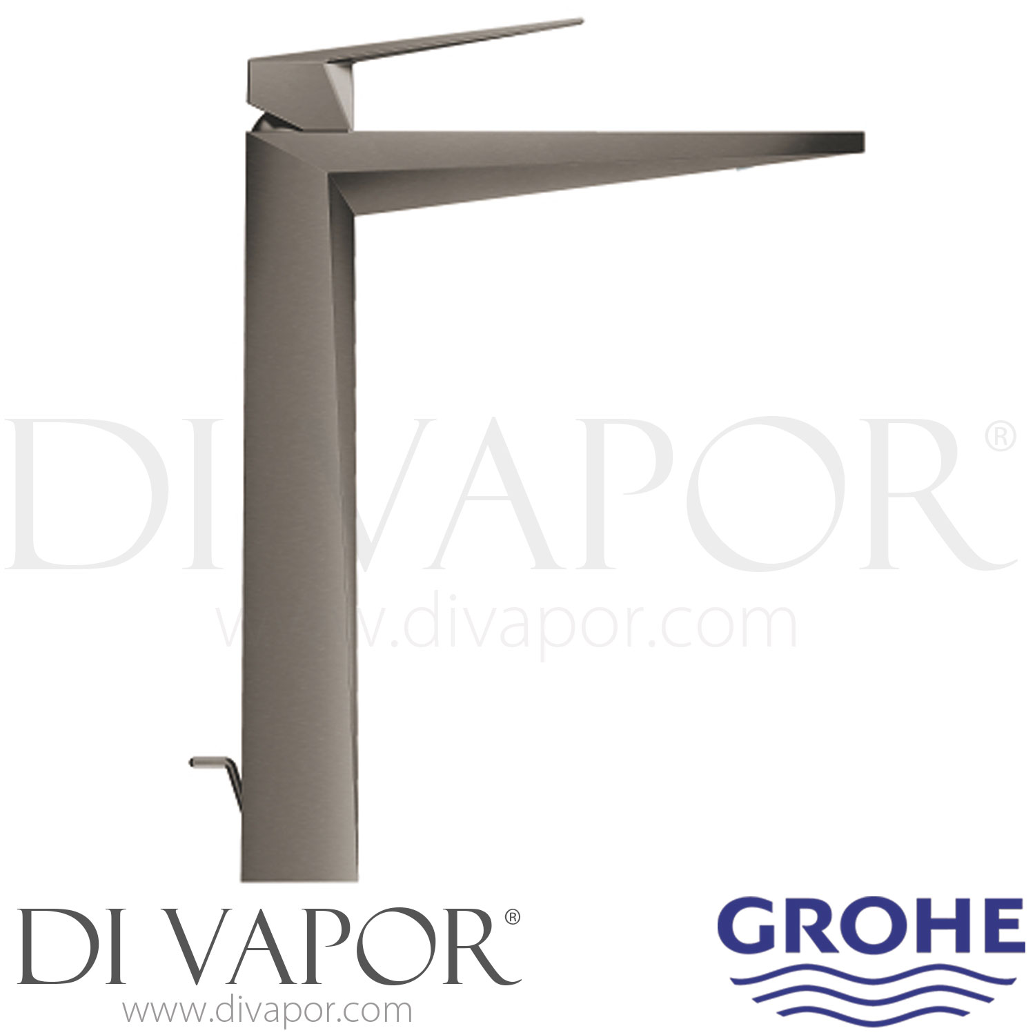 Grohe 23114AL0 Allure Brilliant Brushed Hard Graphite Single Lever ...