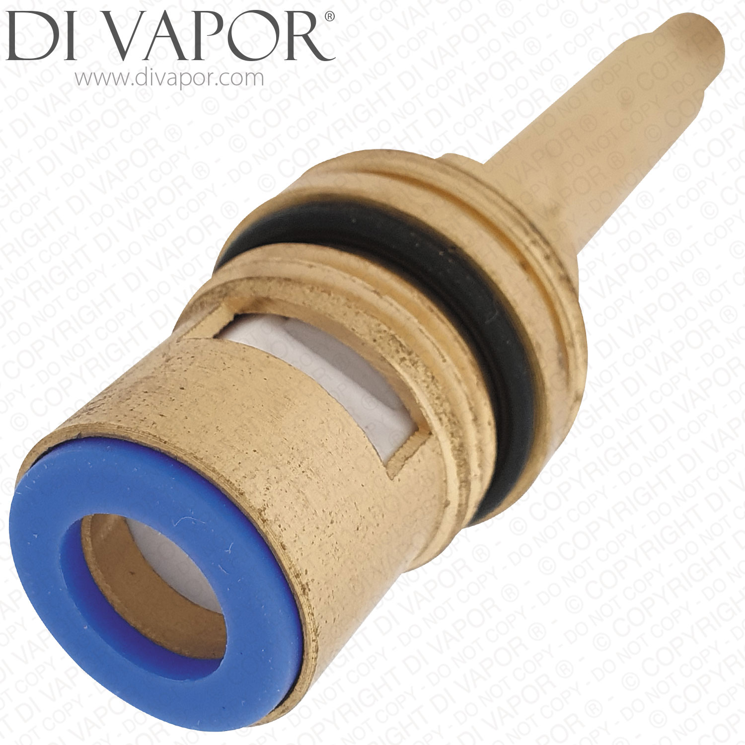 80mm On / Off Flow Ceramic Disc Shower Cartridge - 1/2" BSP - Clockwise ...