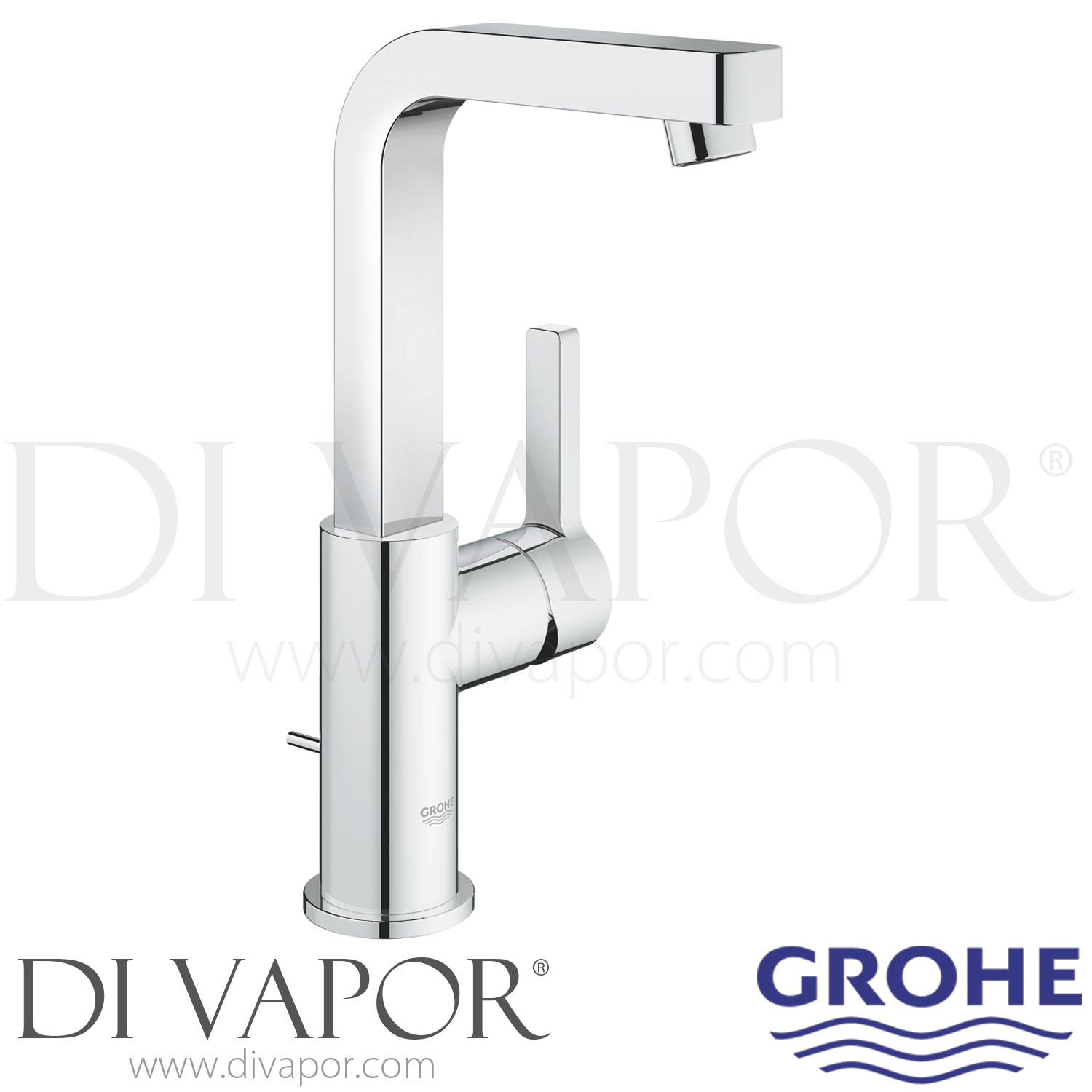 Grohe 23296000 Lineare Single-Lever Basin Mixer (1/2 Inch) L-Size Tap ...