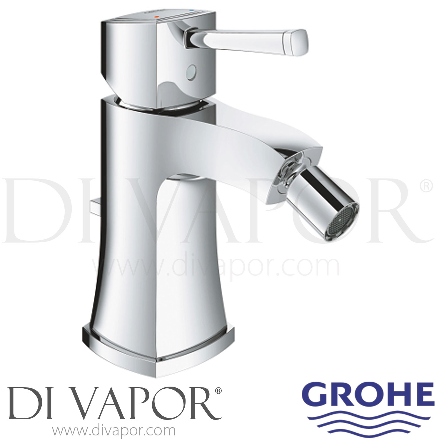 Grohe 23315000 Grandera Single-Lever Bidet Mixer (1/2 Inch) M-Size ...