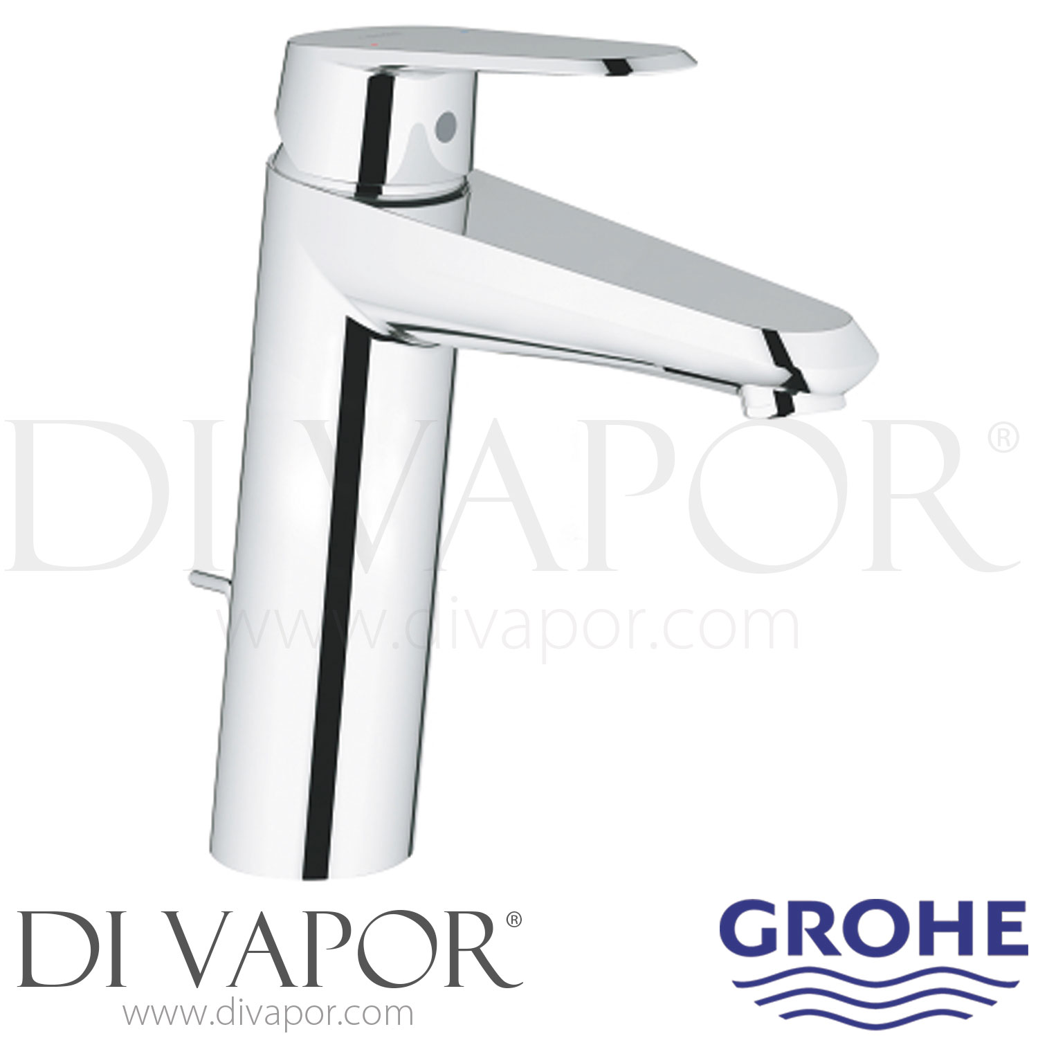 Grohe 23448002 Eurodisc Cosmopolitan Single-Lever Basin Mixer M-Size ...